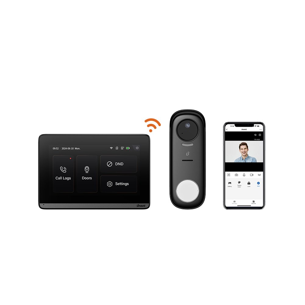 Dnake DK360 Wireless Doorbell Kit with Wifi-HaLow