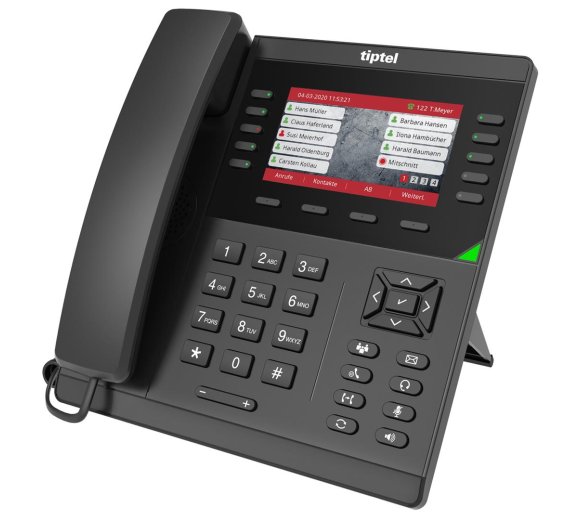 Tiptel 3340 Telefone für den IP-Anschluss (Gigabit, PoE, WLAN, Option, 190,28