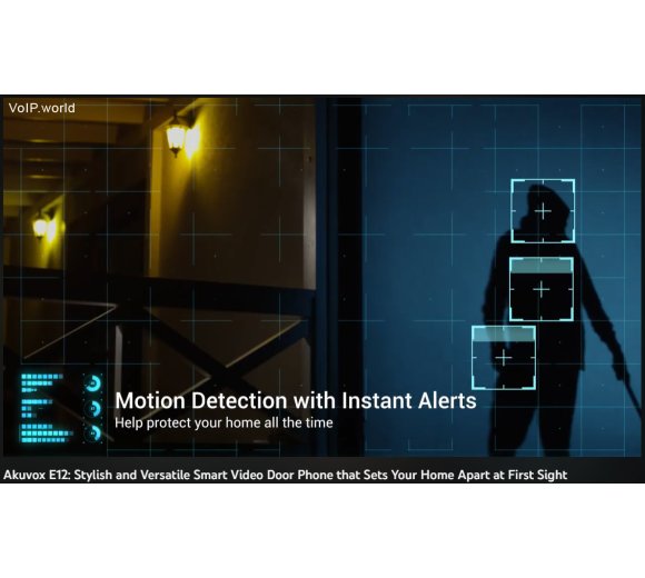 Akuvox E12S Kompakte SIP-Video-Türsprechanlage (H.265 Video Codec, ON