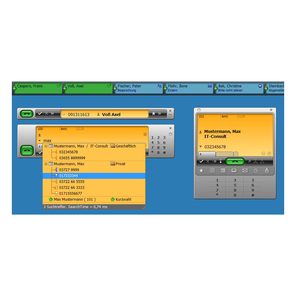 xtelsio phonesuite CTI Client Standard (Version 3.x), 39,27