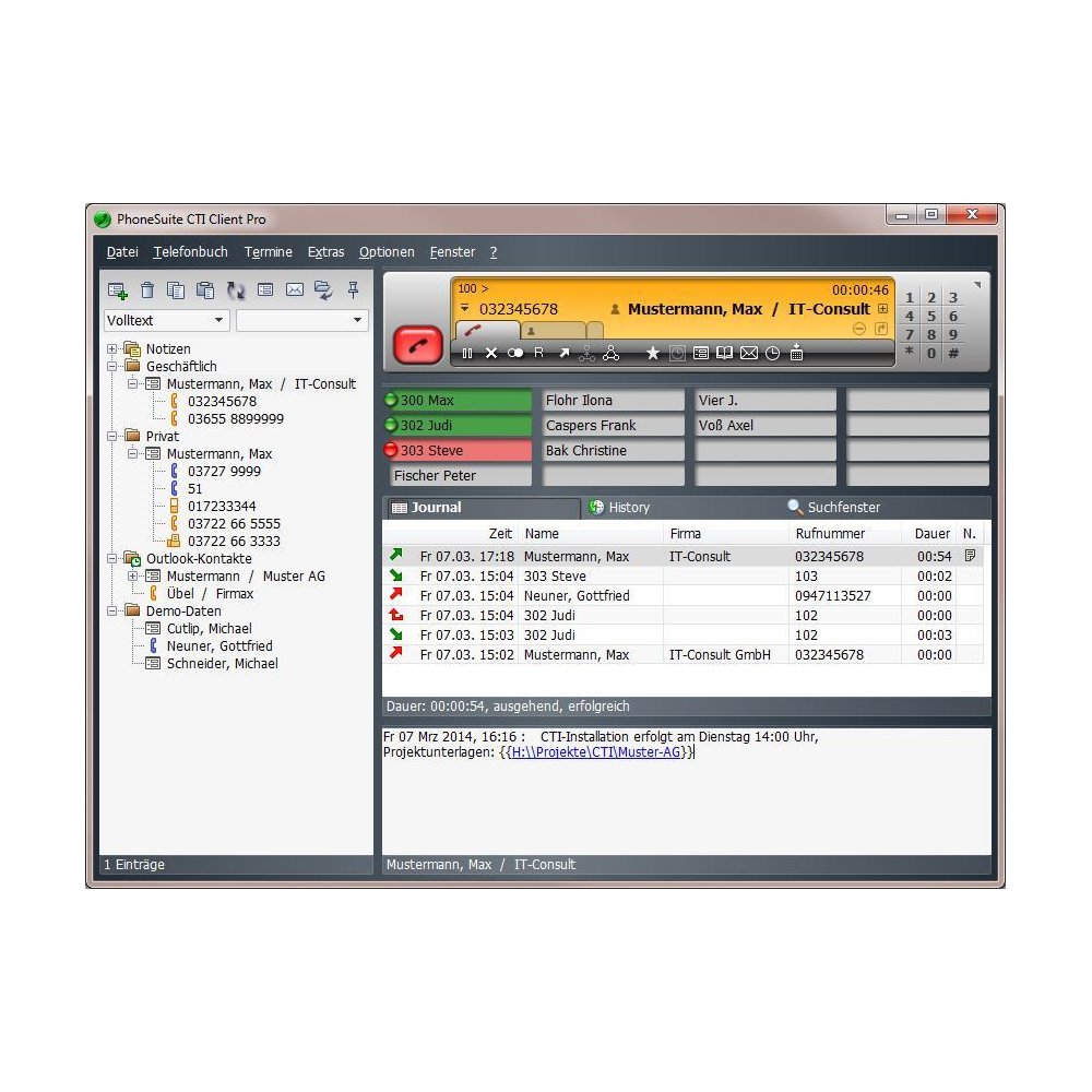 Xtelsio PhoneSuite CTI Client Professional (Version 3.x), 49,98