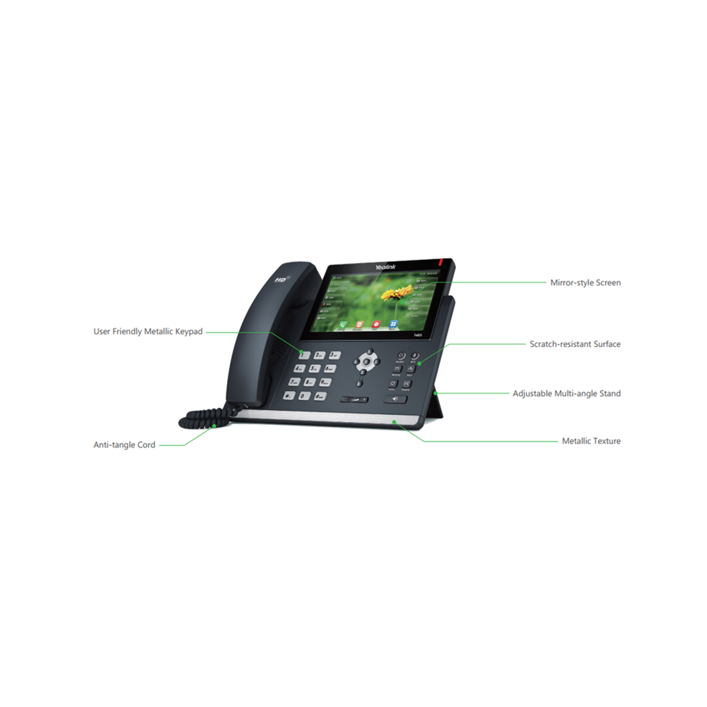 Yealink SIP-T48S Ultra-elegant Gigabit IP Phone, 221,22