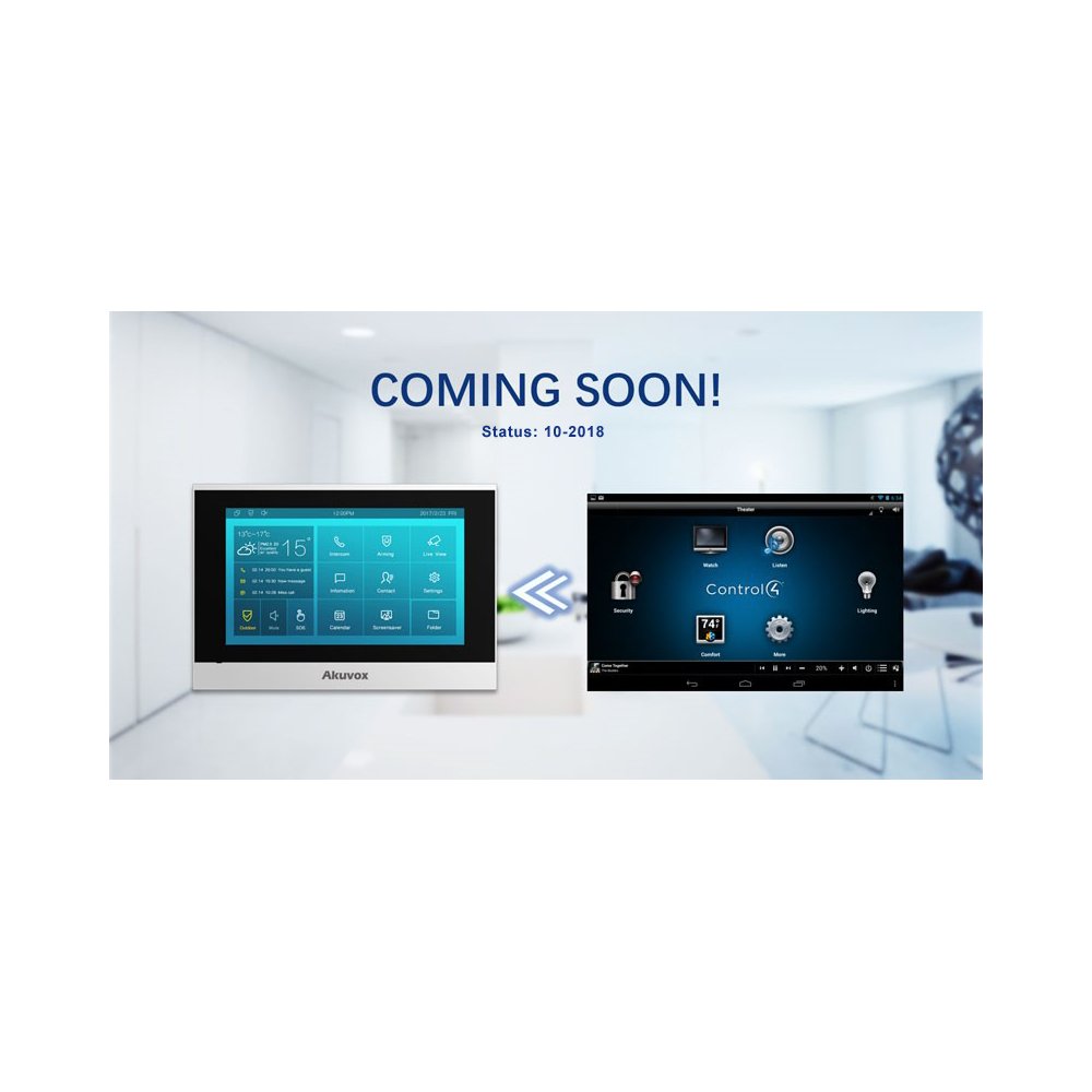 Akuvox C315S Low-cost Android Indoor Monitor (7 Touchscreen, Audio an ...