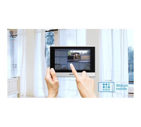 Akuvox C315S Low-cost Android Indoor Monitor (7" Touchscreen, Audio a