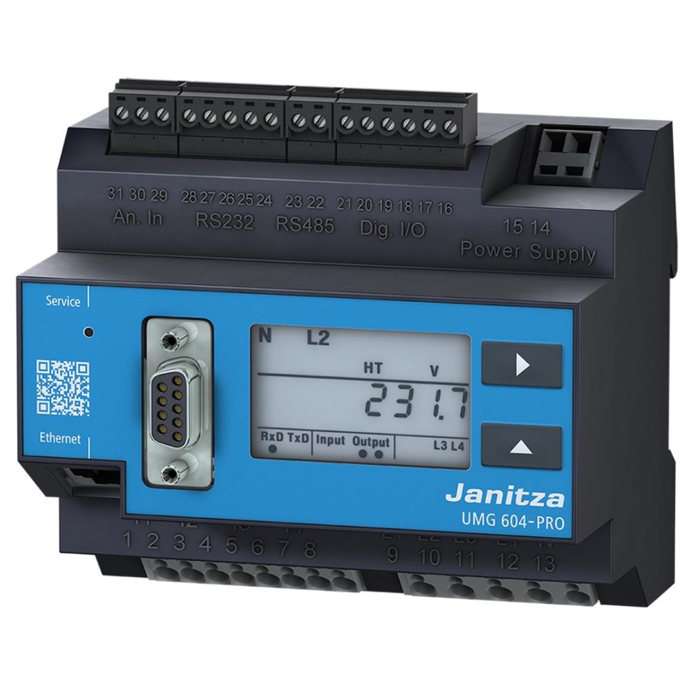 Janitza 24V Power analyser UMG 604-PRO 52.16.222 (UL), 961,25